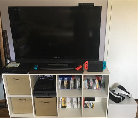 My Console Gaming Setup Ps4 Psvr Ps3 Ps2 Wii Switch R Gaming