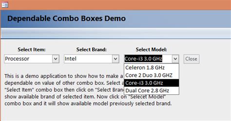 Ms Access কিভাবে Dependable Combo Box তৈরি করবেন। ~ Excel And Access