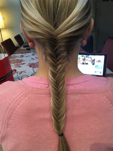 Visgraat Vlecht Haar Vlechten Visgraat Vlecht Kapsels