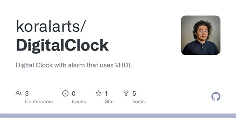 GitHub Koralarts DigitalClock Digital Clock With Alarm That Uses VHDL