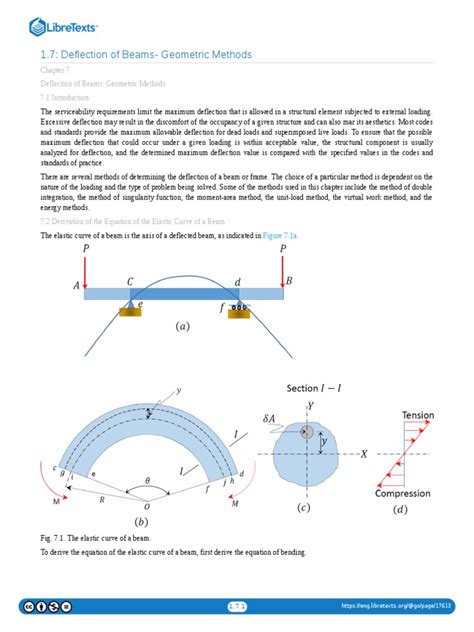 1 07 deflection of beams geometric methods pdf beam structure