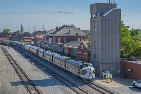 The Norfolk Southern Office Car Special Arrives At The Former Central