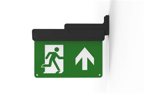 Emergency Exit Sign Multiple Fixing Positions