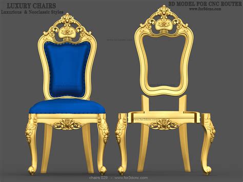 Chairs 029 Stl 3d Model For Cnc 3d Stl Model For Cnc Stl Model