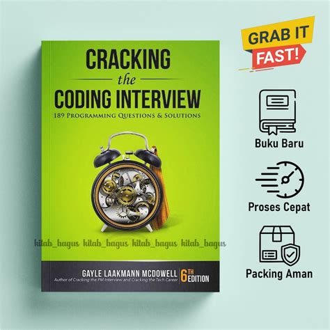 Jual English Cracking The Coding Interview Gayle Laakmann Mcdowell Shopee Indonesia