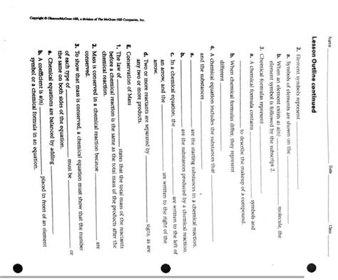 solved name date class lesson outline continued 2 element