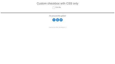 Custom Checkboxes With Css Only