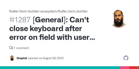 General Cant Close Keyboard After Error On Field With User Interact