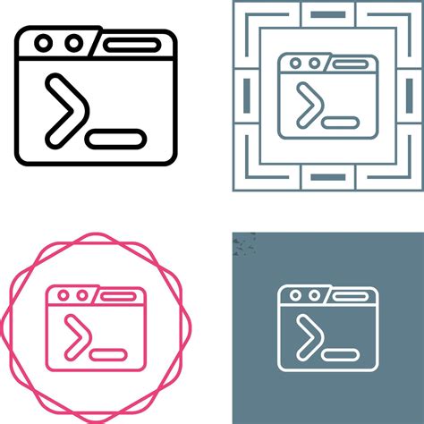 Command Prompt Vector Icon 40793676 Vector Art At Vecteezy