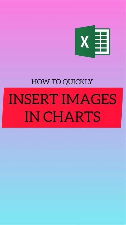 How To Quickly Insert Images In Chartsexcel Exceltricks Exceltips