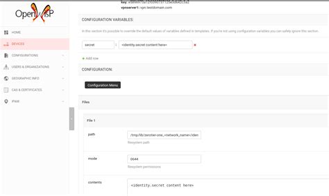 Feature Change Pre Generate ZeroTier Identity Keys In Advance Using OpenWISP Issue