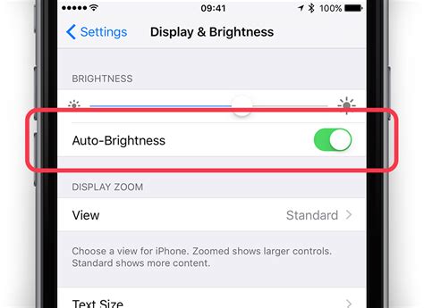 Guide Dim The Screen To Save Power IOS 9 TapSmart