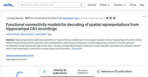 Functional Connectivity Models For Decoding Of Spatial Representations From Hippocampal Ca1