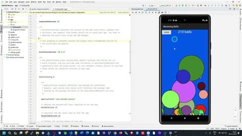 android bouncing ball project source code machine learning projects