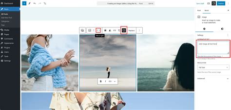 How To Use The Native WordPress Gallery Block