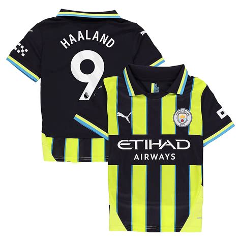 Puma Erling Haaland Manchester City 2024 25 Away Replica Player Jersey