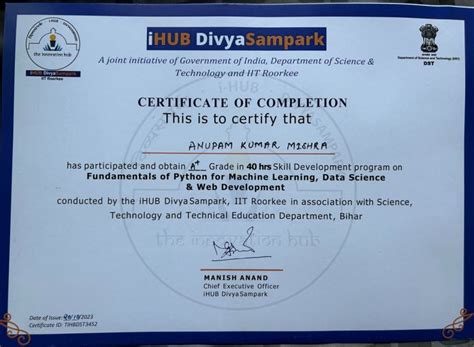 Anupam Kumar Mishra On Linkedin Skilldevelopment Machinelearning