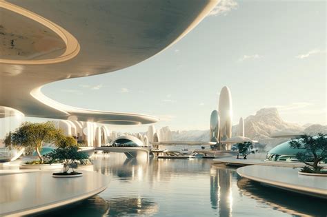 Quantum Architecture With Buildings Reflecting The Premium Ai