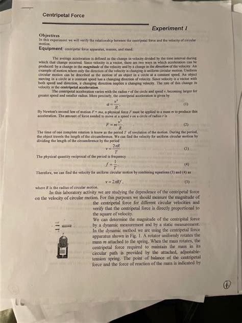 Data Table 11.1. Centripetal force Rotating mass | Chegg.com
