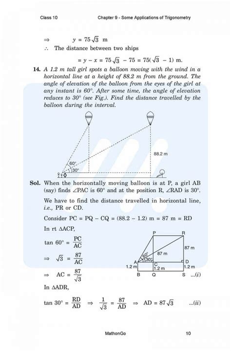 Ncert Solutions For Class 10 Maths Chapter 9 Exercise 9 1 Mathongo