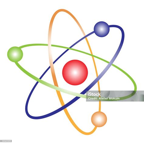 Clipart Isolated Element Atom Module Back To School Stock Illustration Clipart Isolated Element Atom Module Back To School Stock Illustration