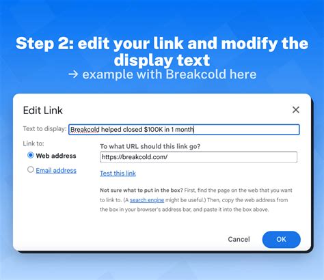 How To Rename A Link In Gmail