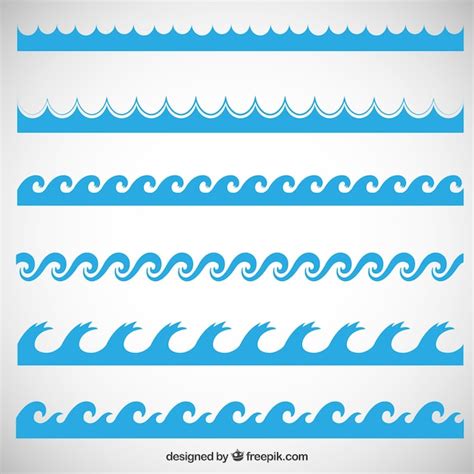 Vectores E Ilustraciones De Borda Ondas Para Descargar Gratis