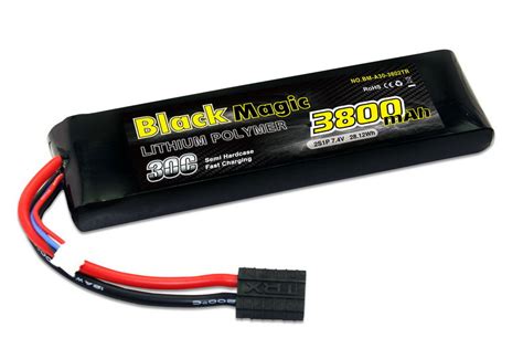 Аккумулятор Black Magic 2S LiPo Battery 7.4V 3800mAh 30C with Traxxas ...
