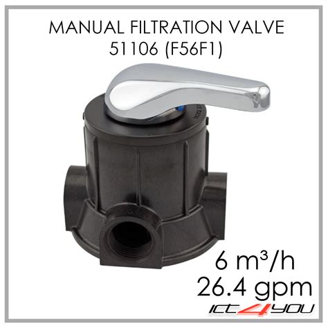 manual multiport filter valve runxin 51106 f56f1 6 m³ h