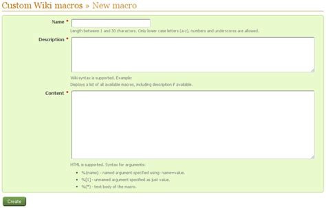 Custom Macros WikiNG Andriy Lesyuk S Site