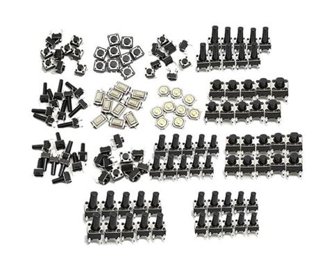 Smd 4 Pin Micro Tact Switch 6x6mm Tactile Tact Push Button Switch