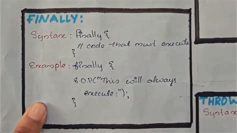 Exception Handling Injava Youtube
