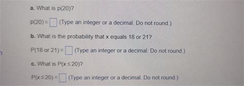Solved A Discrete Random Variable X Can Assume Five Possible