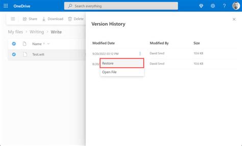 How To Restore A File To A Previous Version On Windows