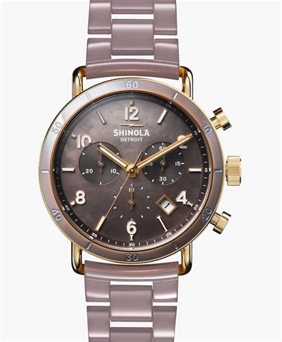 Canfield Sport 40mm Mauve S0120266182 Shinola Canfield Wrist Watch
