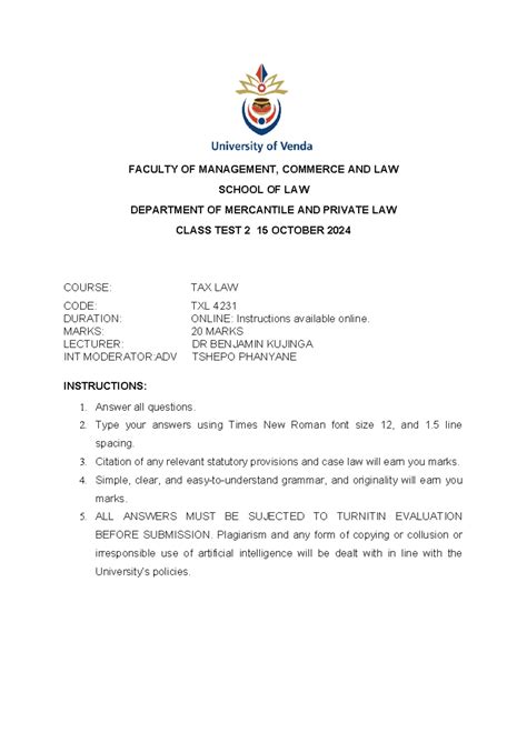 class test 2 practice questions faculty of management commerce and
