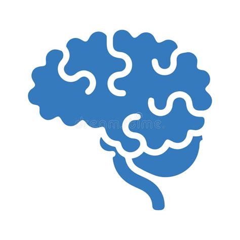 Neuroscience Brain Idea Icon Blue Color Design Stock Vector Illustration Of Mind Identity