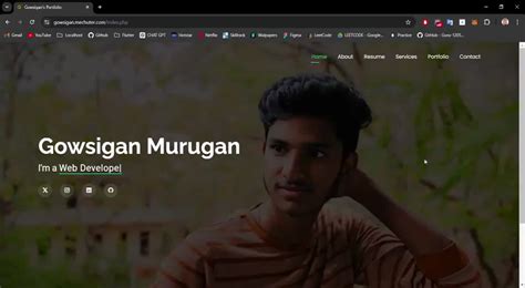 Gowsigan M On Linkedin Portfolio Blog Website Webdevelopment