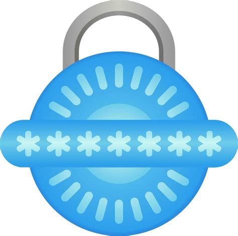 Password Vector Illustration Padlock Password System For Design About