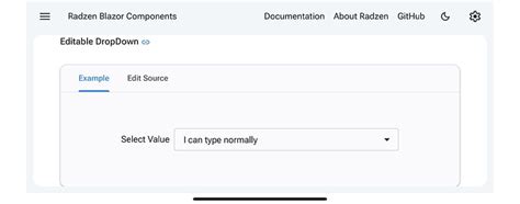 textbox dropdown field radzen blazor components radzen