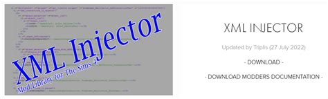 Xml Injector Not As Scary As It Sounds — Snootysims