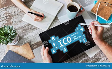 Ico Initial Coin Offering Cryptocurrency Blockchain Fintech