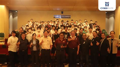 Cyber Elite ภายใต้กลุ่มเบญจจินดาได้รับเกียรติต้อนรับนักศึกษาจากภาควิชาวิศวกรรม