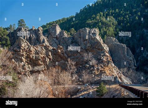 The Elephant Buttresses A Popular Rock Climbing Spot In Boulder Creek Canyon Above Boulder