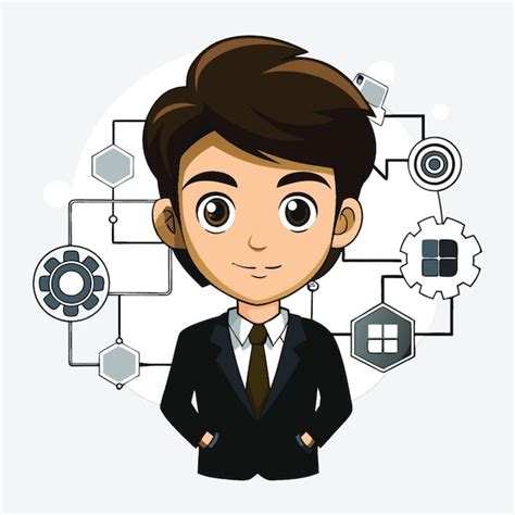 Technology Concept Vector Illustration Featuring Algorithm Design