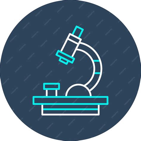 Premium Vector Microscope Vector Icon Can Be Used For Nuclear Energy Iconset