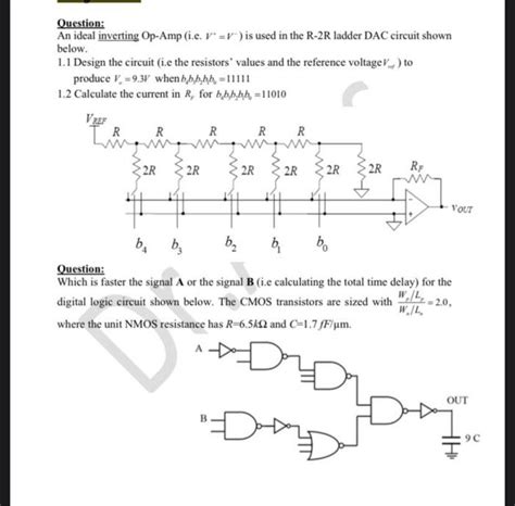 Solved Question An ideal inverting Op i e Vº V is Chegg