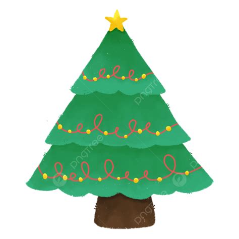 손으로 그린 크리스마스 트리 크리스마스 트리 크리스마스 일러스트 크리스마스 Png 일러스트 및 Psd 이미지 무료 다운로드 Pngtree