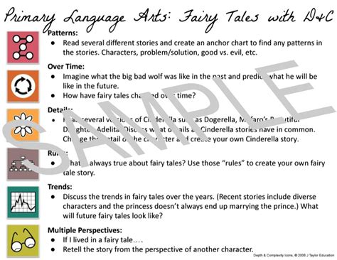 fairy tales with depth and complexity kinder 2nd grade the center for depth and complexity