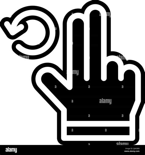 Hand Gestures Rotate Stock Vector Image And Art Alamy